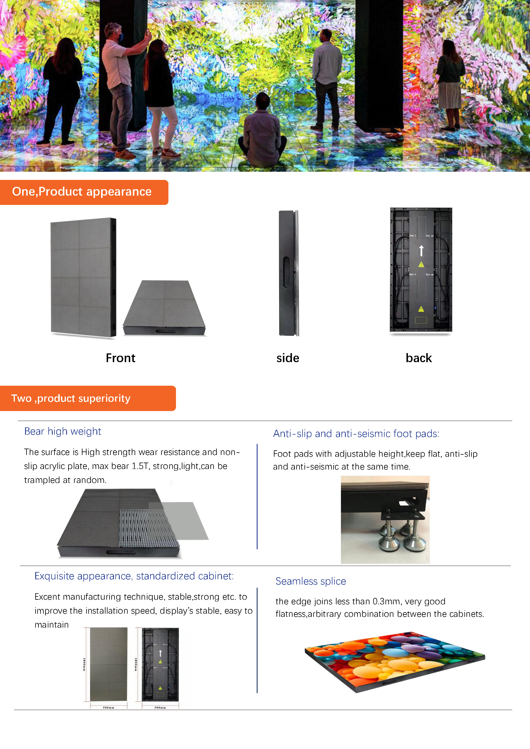 LED Interactive Tile Screen - Shenzhen Ruixian Optoelectronic ...