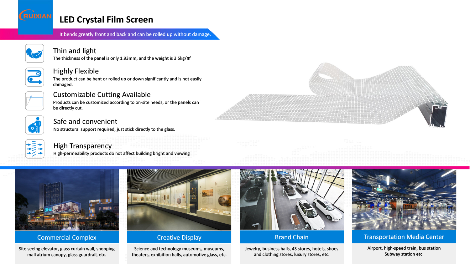 LED Crystal Film Screen - Shenzhen Ruixian Optoelectronic Technology Co ...