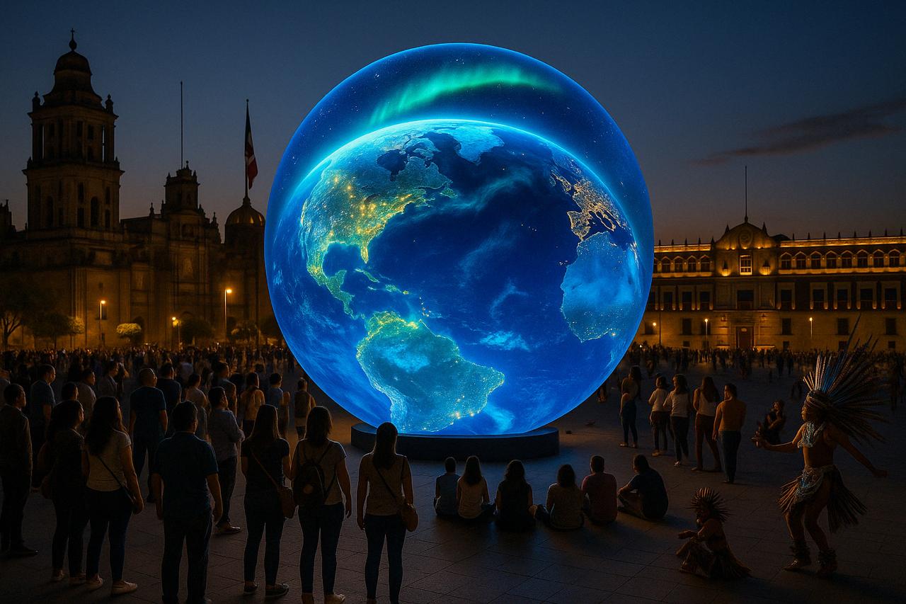 LED Outdoor Spherical Screens-Visual Revolution in Urban Landscaping ...