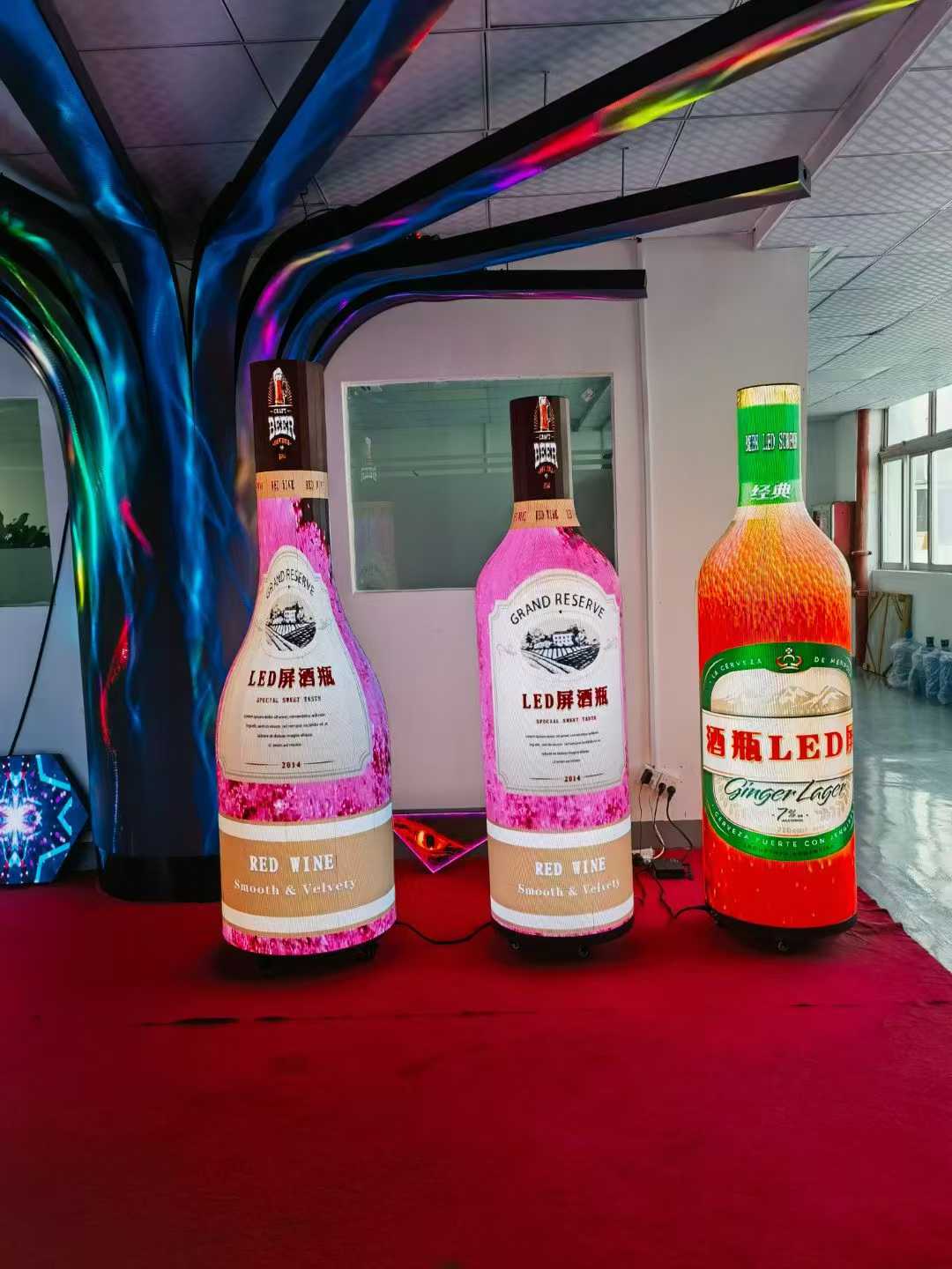 LED wine bottle- "light and shadow revolution" that subverts the ...