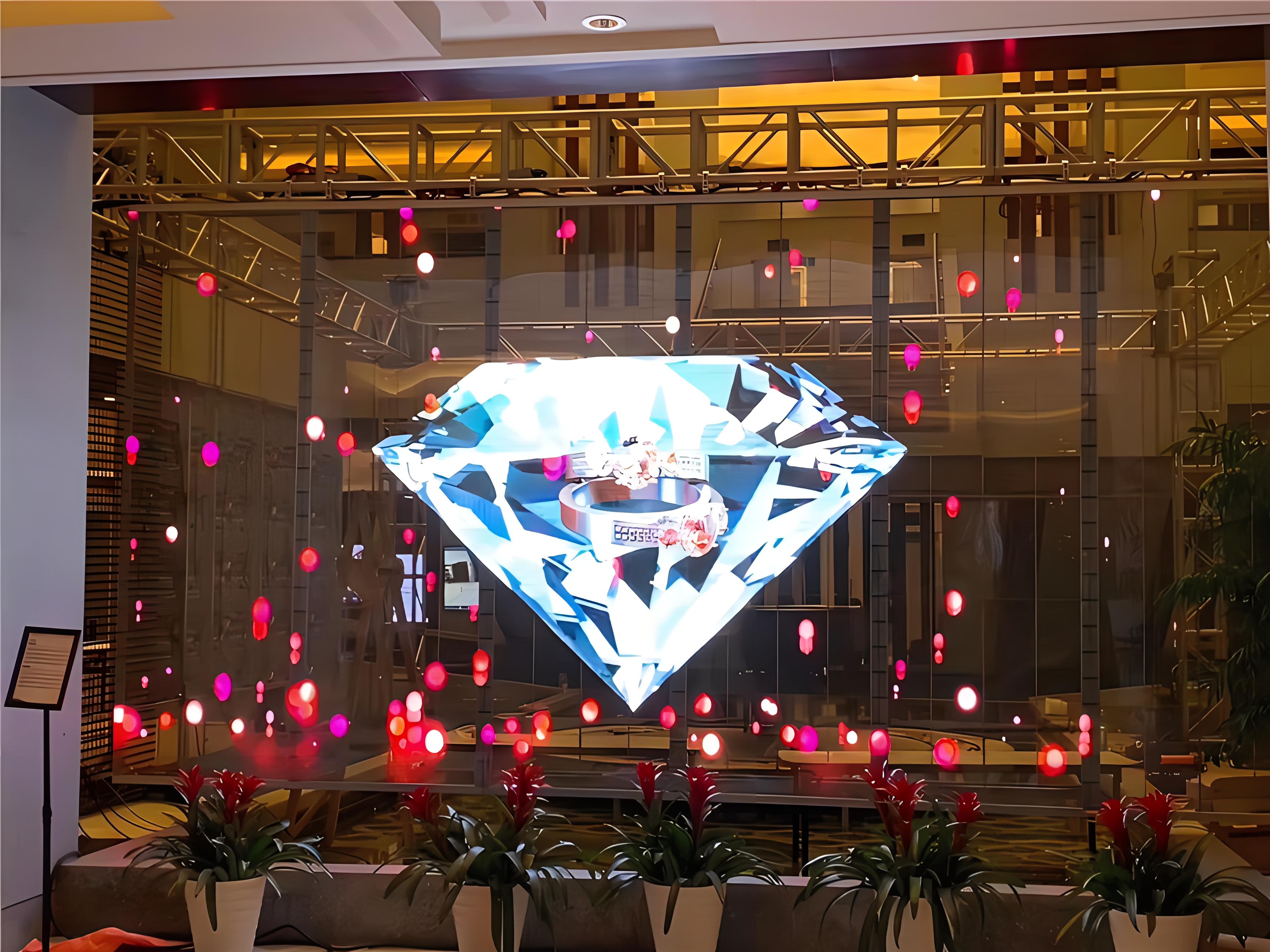 Glass display windows transformed into "transparent magic mirrors ...